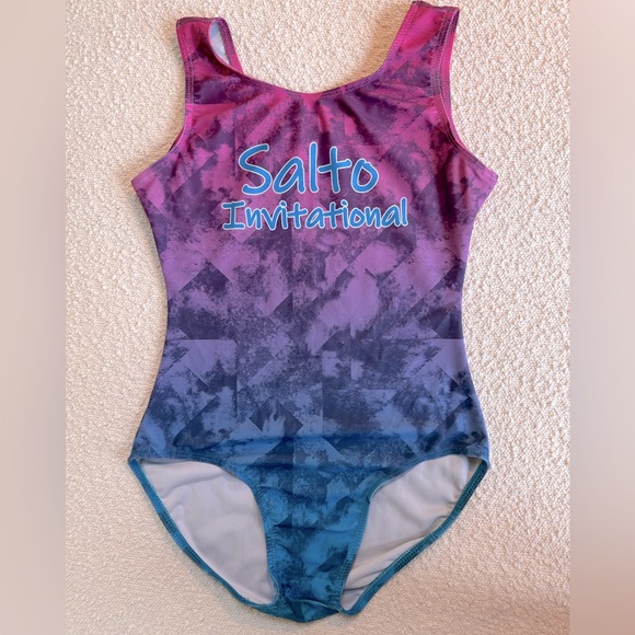 Destira | Tops | Destira Gymnastics Leotard Am Adult Medium Leo | Poshmark